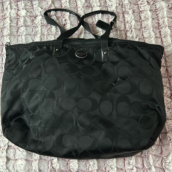 Coach | Bags | Coach All Black Travel Getaway Bag | Poshmark